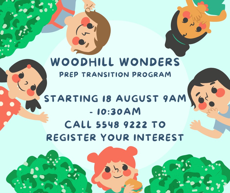 2023 Woodhill Wonders - Pre-Prep Program